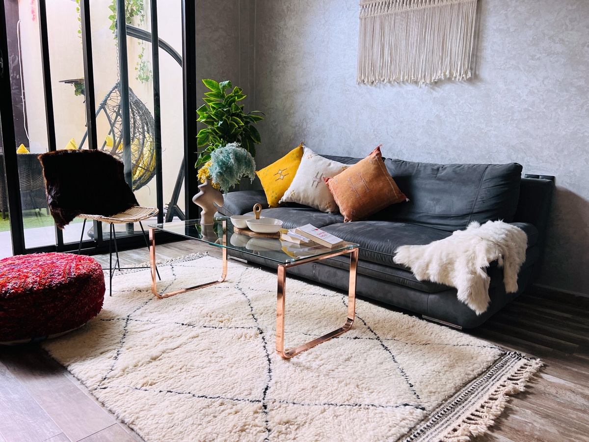 Moroccan Interior Design: Decorating Your Home with Beni Ourain Rugs ...